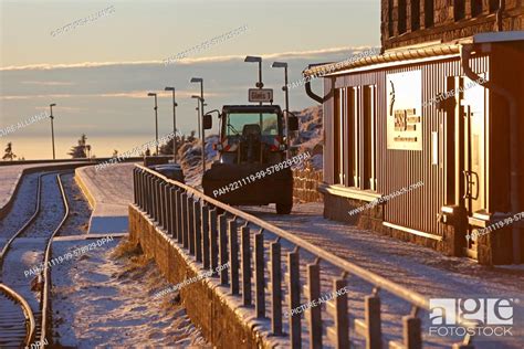19 November 2022 Saxony Anhalt Schierke A Wheel Loader Is Used To