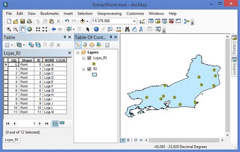 Como Obter Coordenadas De Pontos No Arcgis Clickgeo Cursos E Treinamentos Em Produção De