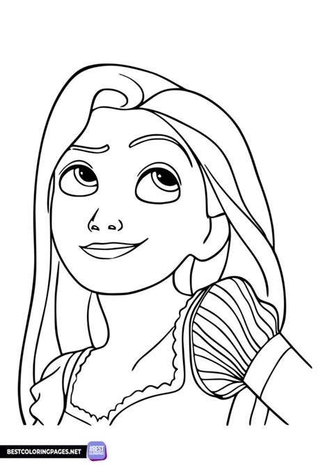 Tangled Coloring Pages Free Printable Coloring Pages