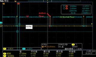 TFP401A The Issue Of The DE Signal Waveform Interface Forum Interface TI E2E Support Forums