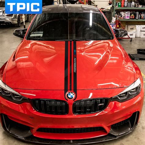 Tpic стайлинга автомобилей Стикеры S углеродного волокна наклейка на капот автомобиля наклейки M