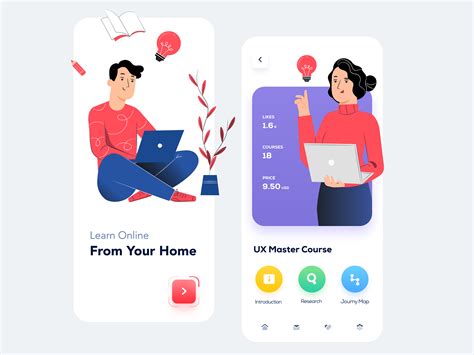 Best Online Learning Mobile App On Behance