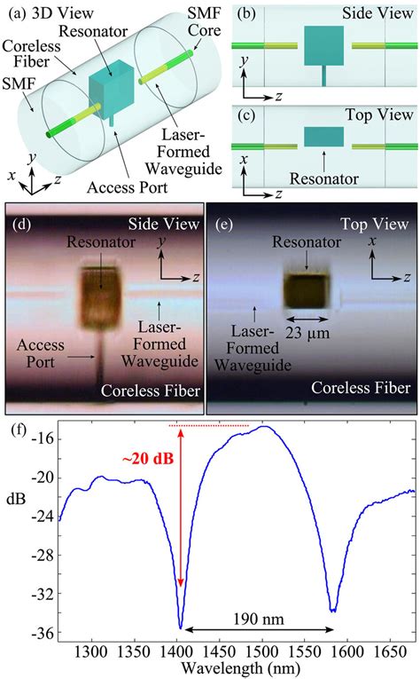 A 3 D Schematic Of A Wsi Waveguide Sensor X O 0 μm Embedded Download Scientific Diagram