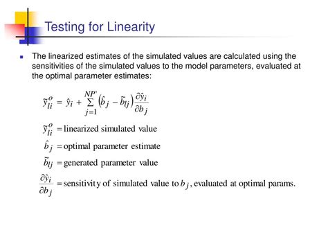 PPT Testing Model Linearity PowerPoint Presentation Free Download ID