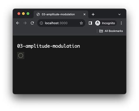 Amplitude Modulation Synthesis Web Audio Tutorials