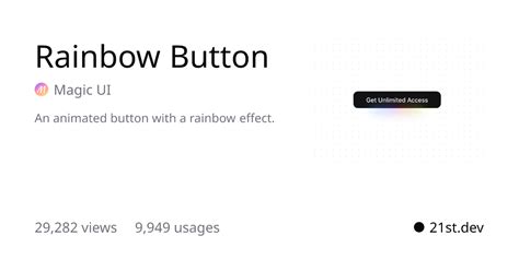 Rainbow Button Community Components 21stdev The First Vibe