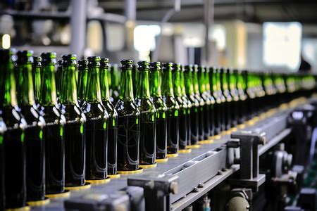 啤酒加工厂的自动化流水线高清图片下载 正版图片600439889 摄图网