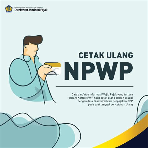 Cetak Ulang Kartu Npwp Baru