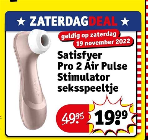 Satisfyer Pro 2 Air Pulse Stimulator seksspeeltje aanbieding bij Kruidvat
