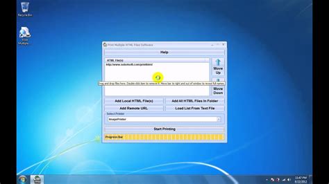 How To Use Print Multiple Html Files Software Youtube