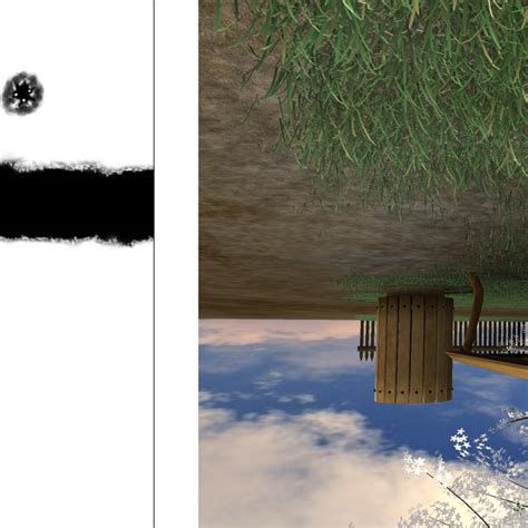 Modeling Of Grass Using A Bilinearly Interpolated Density Map The Left