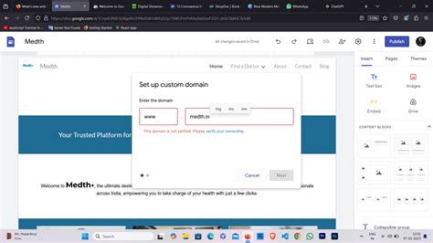 Unable To Verify Ownership For Custom Domain Despite Verification In