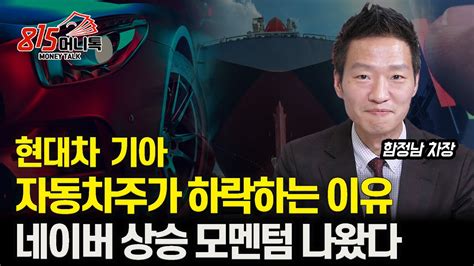 현대차 기아 자동차 하락 이유는 이 것 네이버의 상승 기대 이유 신재생에너지와 조선주 매수 할 때 함정남 차장