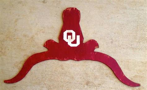 Oklahoma Sooners Boomer Sooner Upside Down Longhorn Ou Longhorn