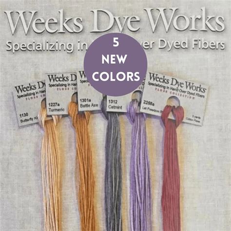 Weeks Dye Works 2026 New Floss Pack Wild Cactus Needlework And Framing