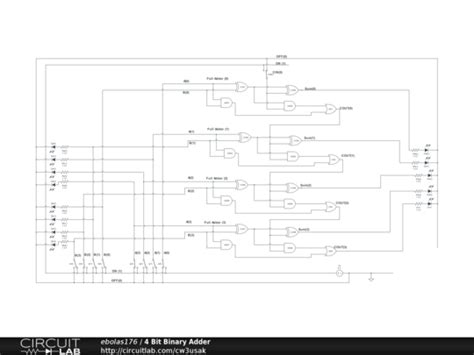 Bit Binary Adder CircuitLab