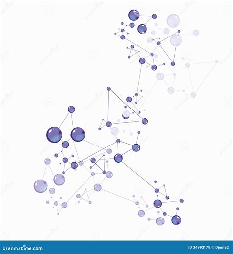 Molecular Structures Cartoon Vector 34993179