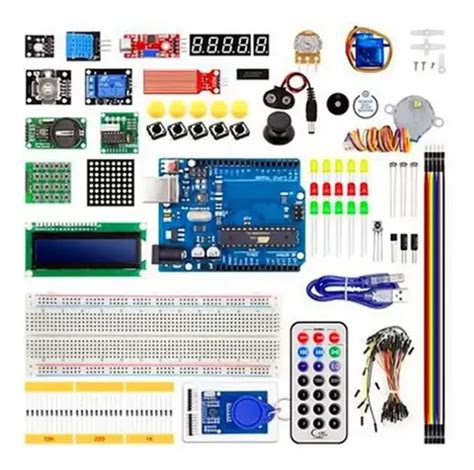 kit starter compativel com arduino microcontrolador dip parcelamento