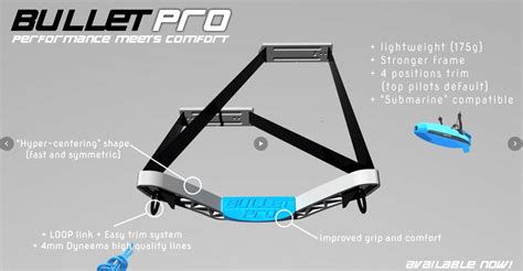 Bullet Speedbar Pro Paragliding Academy Gmbh Gleitschirmschule Und