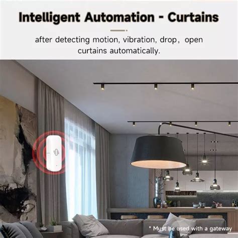For Zigbee Motion Sensor Vibration Detection Remote Access Alarm