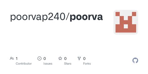 GitHub Poorvap Poorva