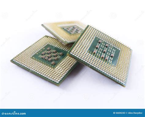 Computer Processor Chips Stock Image Image Of Chips Technological 6604243
