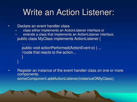 Introduction To Event Handling Ppt Download