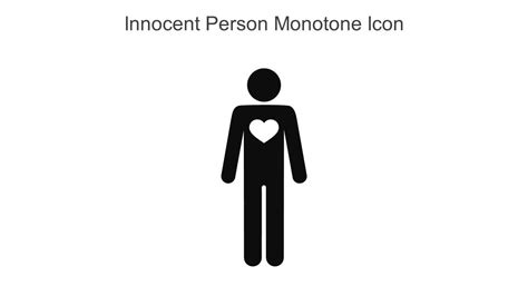 Innocent Person Monotone Icon In Powerpoint Pptx Png And Editable Eps Format Ppt Example