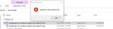 unable to open archive file cannot directly open zip files attachments