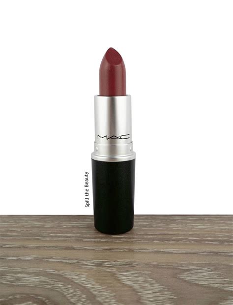 Lip Swatch Saturday Mac Capricious Spill The Beauty