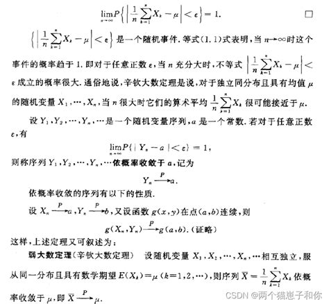 第五章——大数定律和中心极限定理 Csdn博客