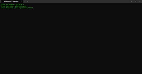 Password Cracker Bruteforce