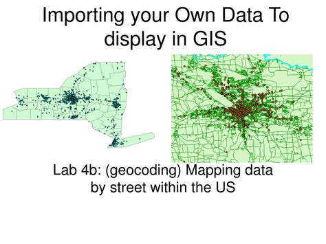 Ppt Importing Your Own Data To Display In Gis Powerpoint Presentation Id