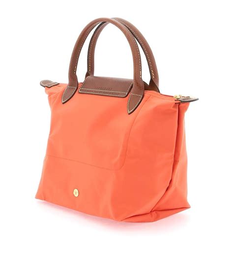 LONGCHAMP Оранжевая кожаная сумка тоут для женщин – купить в интернет ...