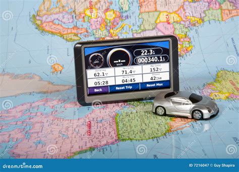 GPS Navigation System Stock Image Image Of Drive Search 7216047