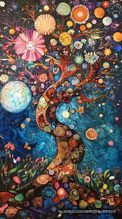 Ai创作图幻想装饰画 梦幻装饰画 魔法森林插画 奇幻立体画 幻想梦境插画 想象装饰画 绚丽唯美装饰画 概念装饰画 幻想无框画 丙烯画插画 星月河幻想插画 超现实装饰画 玄幻立体画 山海经系列