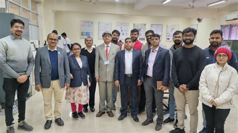Visit Of Dgh Team Headed By Shri Mahendra Pratap In Our Eor And Cus Lab Ajay Mandal Frsc