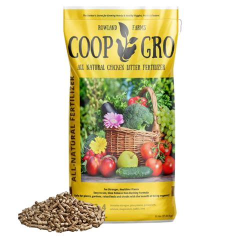 Coop Gro Organic Chicken Manure Fertilizer All Natural Plant Food