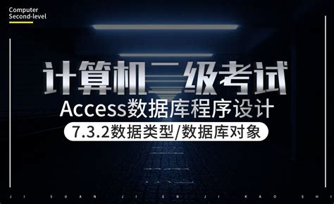 计算机二级 Access 数据类型和数据库对象 办公职场教程access（office2010） 虎课网