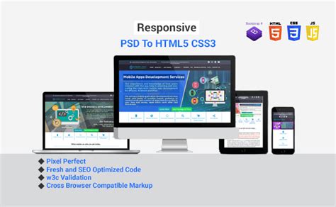 I Will Convert Psd To Html Xd To Html Sketch To Html Responsive AnyTask