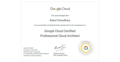 Rahul Choudhary On Linkedin Professional Cloud Architect • Rahul