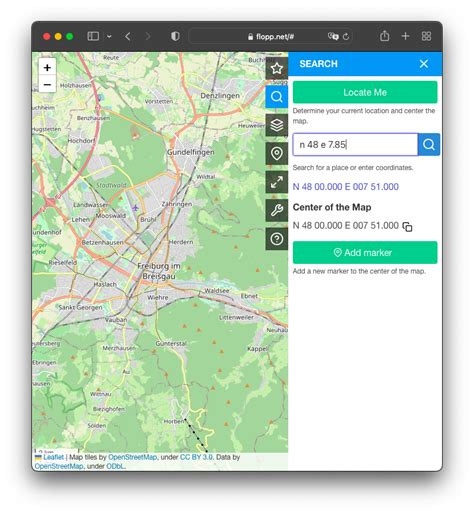 the search sidebar flopp s map documentation and news