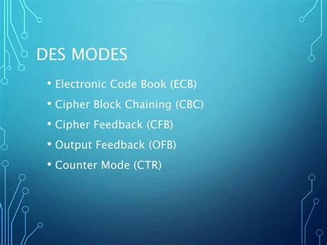 data encryption standard des pptx