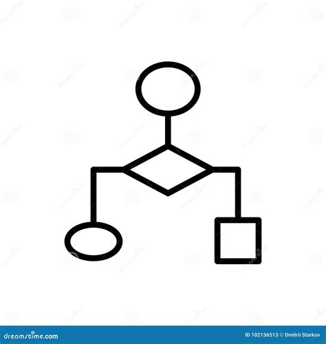 Modern Machine Learning Line Icon Stock Vector Illustration Of Chip