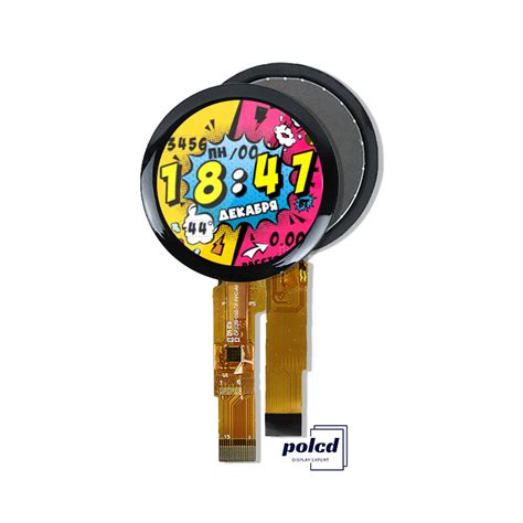 Polcd 1 28 Inch IPS Circular LCD Display 240xRGBx240 Resolution Customized TFT LCD Module For