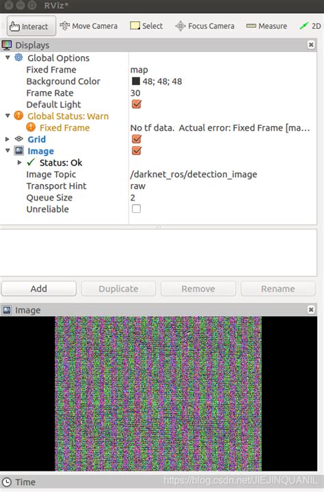 ros问题：yolo v4移植到ros后检测结果 darknet ros detection image在rviz中显示乱码 ros获得图片