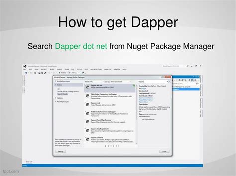 PPT Dapper Net PowerPoint Presentation Free Download ID 5995829