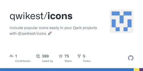 Github Qwikesticons Include Popular Icons Easily In Your Qwik Projects With Qwikesticons 🚀