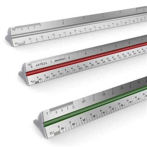 Triangular Architect Scale Ruler 12 Arteza Architect Scale Ruler