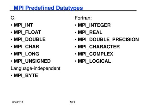 PPT Message Passing Programming MPI PowerPoint Presentation Free Download ID